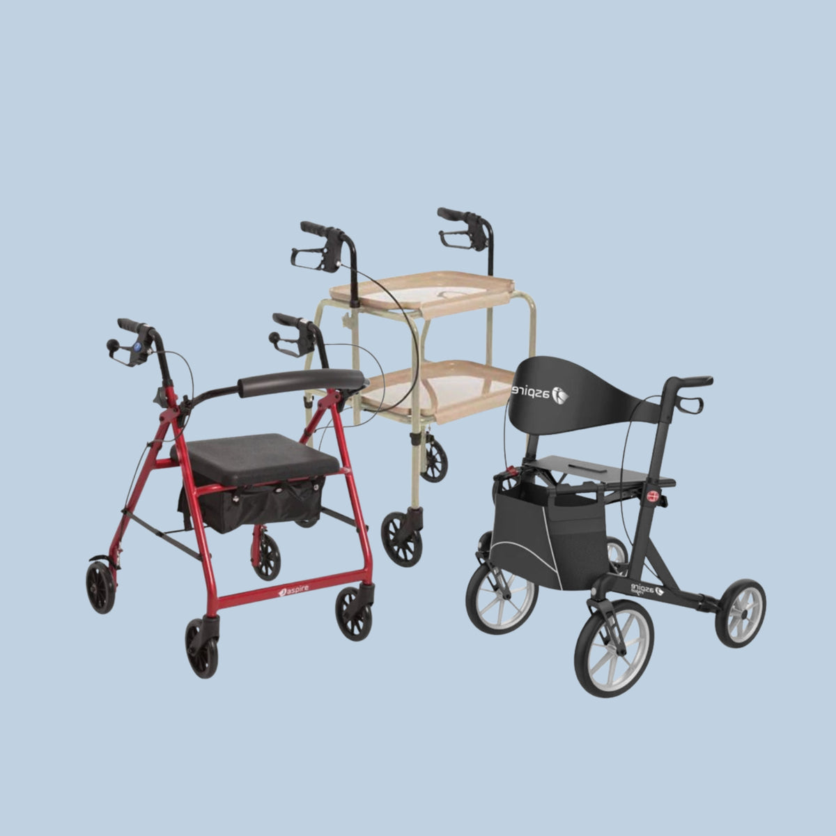 Mobility Aid Walkers | Wheelie Walkers for Sale – AusMed Health