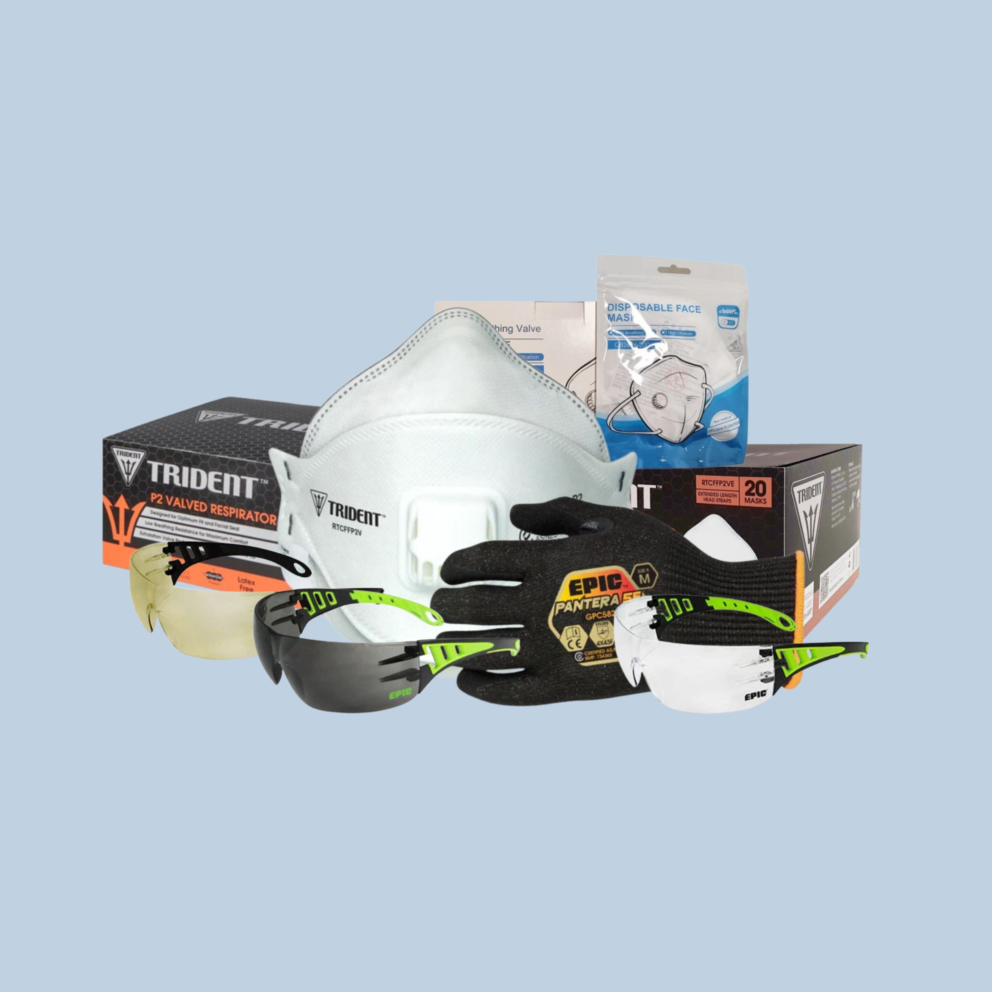 Industrial Products | Respirator Masks, Work Gloves & Safety Glasses