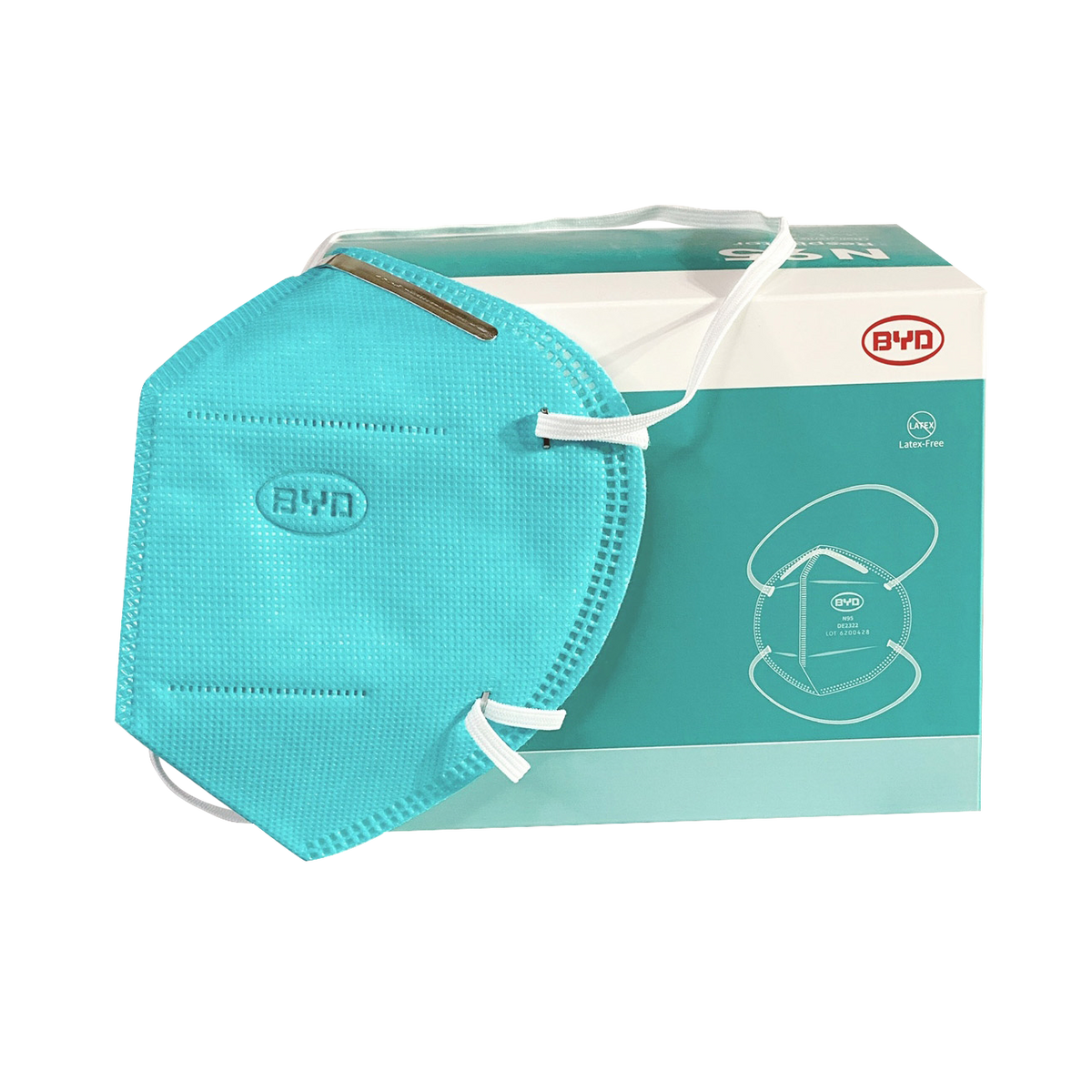 N95 Respirator BYD Care Hospital Grade Level 3 (1 box /20 masks ...